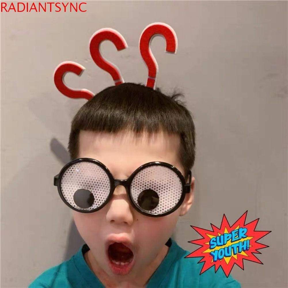 Radiantsync แว่นตาหมุนได้, ตลก Prank Trick Eyeball แว่นตา, ความแปลกใหม่ Creative Cool แว่นตา ...