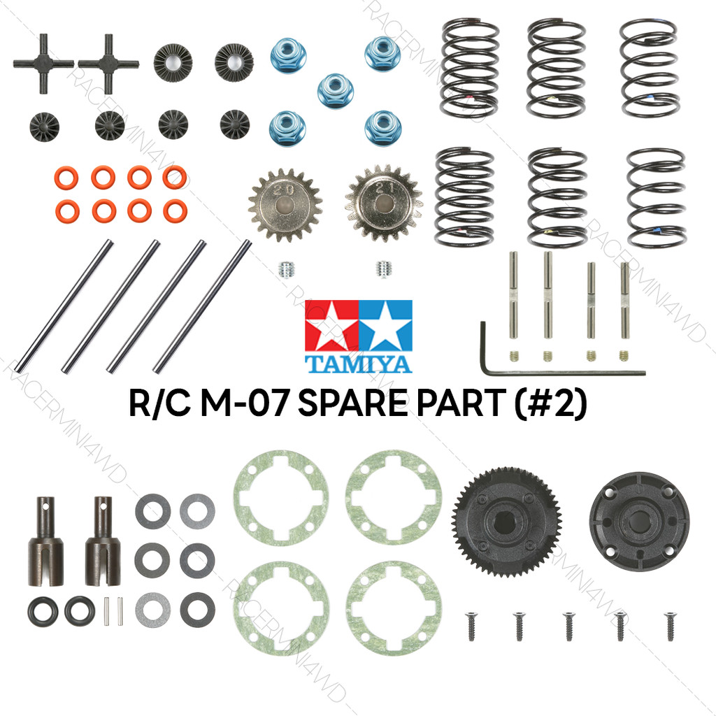 TAMIYA R/C M-07 Spare Part (#2) อะไหล่รถบังคับ 42168 42259 50598 50600 ...