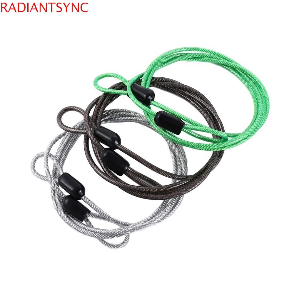 Radiantsync ล็อคจักรยาน จักรยานล็อคโลหะ สายล็อคกลางแจ้ง ความปลอดภัย รถจักรยานยนต์ป้องกันการ ...