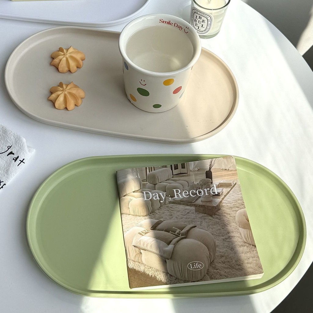 ถาดถ้วยชาและน้ำในบ้าน สไตล์อิน ถาดชาเย็น ถาดกาแฟ ถาดขนม ถาดแสดงอาหาร ...