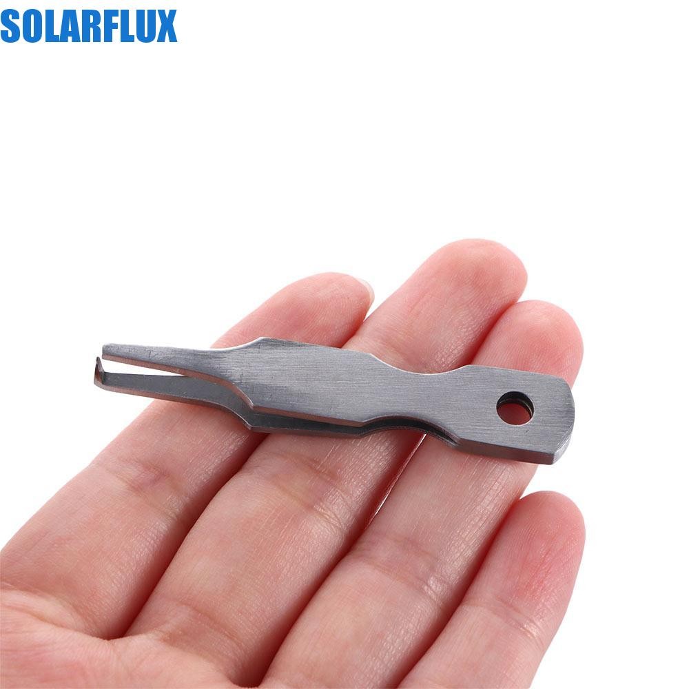 Solarflux เครื่องตัดสายตกปลาแบบพกพาทนทาน Pin Fly Line Nipper เครื่องมือตกปลาคีมตกปลา Hook Eye ...