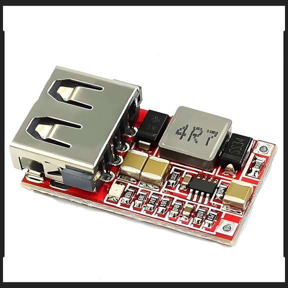 6-24v 24V 12V ถึง 5V USB Step-down โมดูล DC-DC Converter โทรศัพท์มือถือ ...