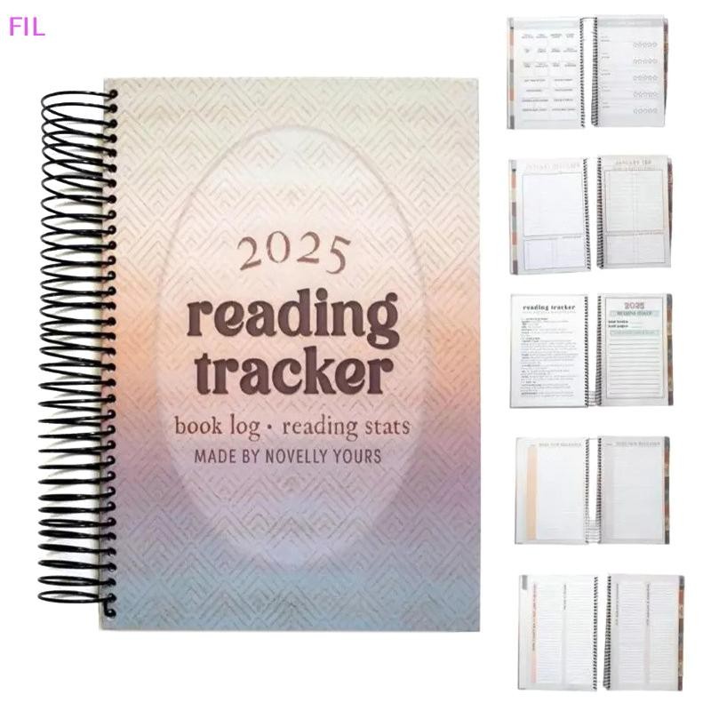 Fil 2025 Reading Tracker 2025 Reading Track Diary Reading Notebook Book ...
