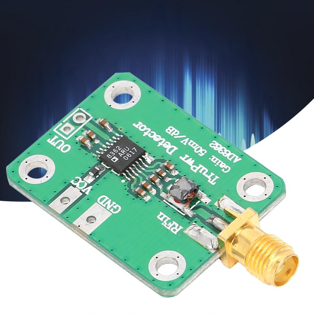 FastUU โมดูลเครื่องตรวจจับ RF ขนาดเล็กกะทัดรัด AD8362 50Hz-3.8GHz ...