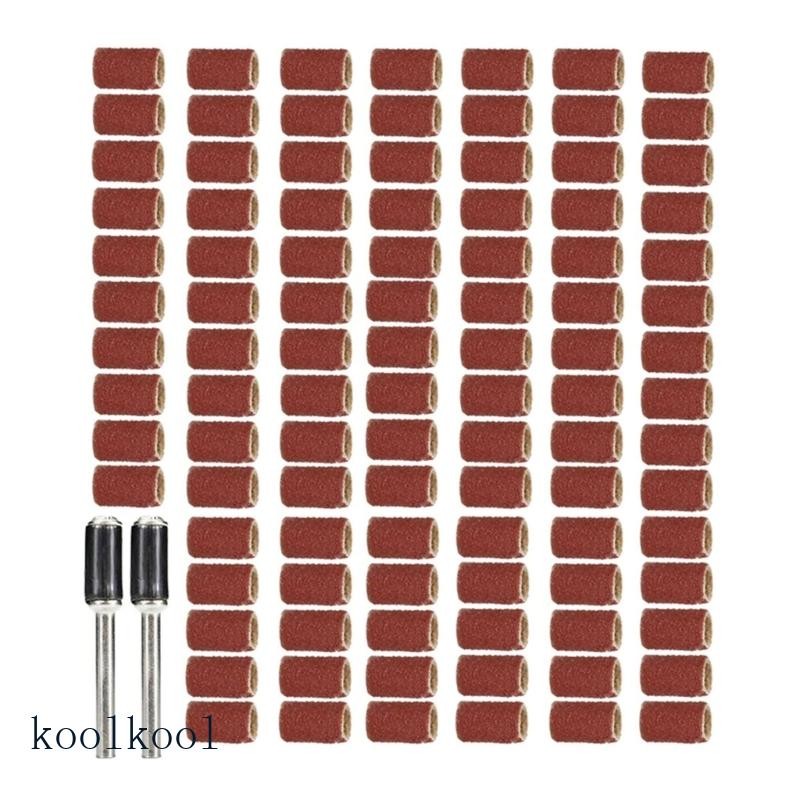 Kool 102 ชิ้นขัดกลองชุด Sanding Band แขนไฟฟ้า Mini เครื่องบดมุม Sanding ...