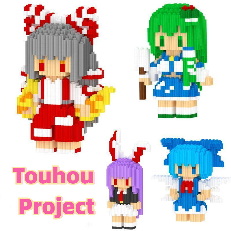 โครงการ Touhou Fujiwara no Mokou Pixel Art Building Blocks – Shrine ...