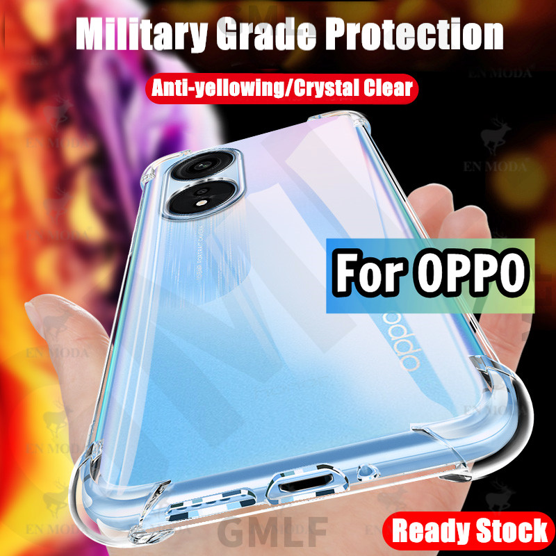 COD GMLF สําหรับ OPPO A38 CPH2579 ยืดหยุ่นยางนุ่มคริสตัลใส Slim ป้องกัน ...