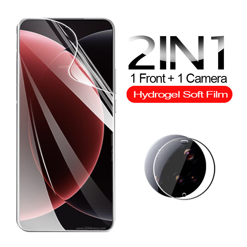 2In1 ฟิล์มไฮโดรเจล + ฟิล์มเลนส์ OPPO A1x A2x A3 A3i A3x A5 Pro Energy ...