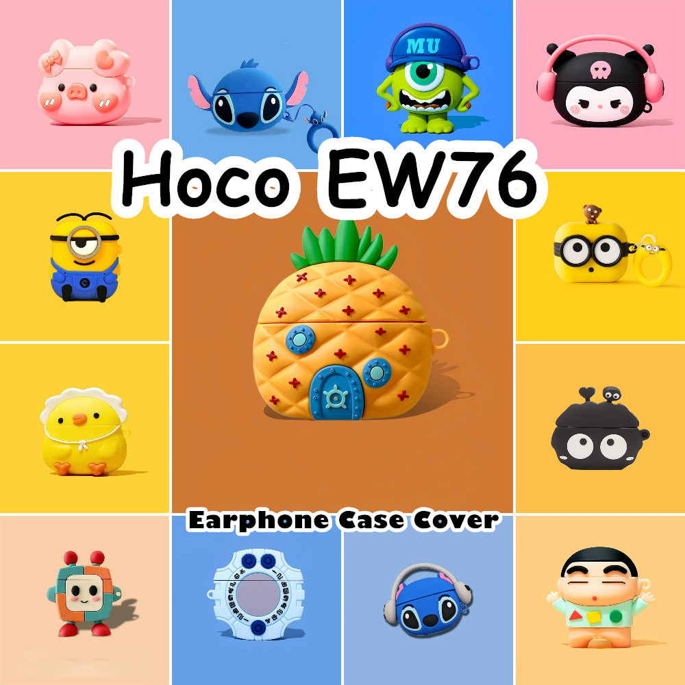 READY STOCK!นําไปใช้กับ Hoco EW76 เคส Case เคสหูฟัง การ์ตูนซอก ซิลิโคน ...