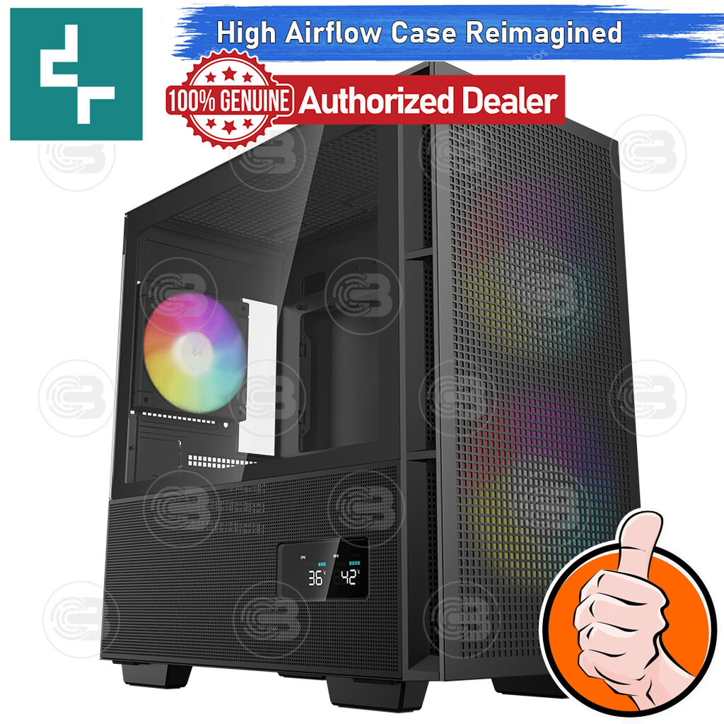 [CoolBlasterThai] DEEPCOOL CH360 Digital Micro-ATX High-Airflow PC Case ...