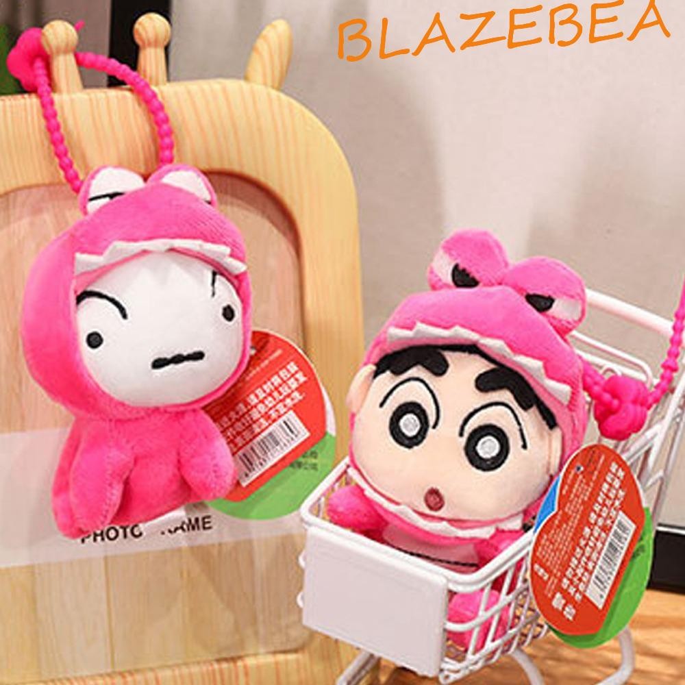 Blazebea พวงกุญแจเครยอนชินจัง, ตุ๊กตาตุ๊กตา Nohara Shiro Crayon Shin chan จี้, จี้ลูกสุนัขนุ่ม ...