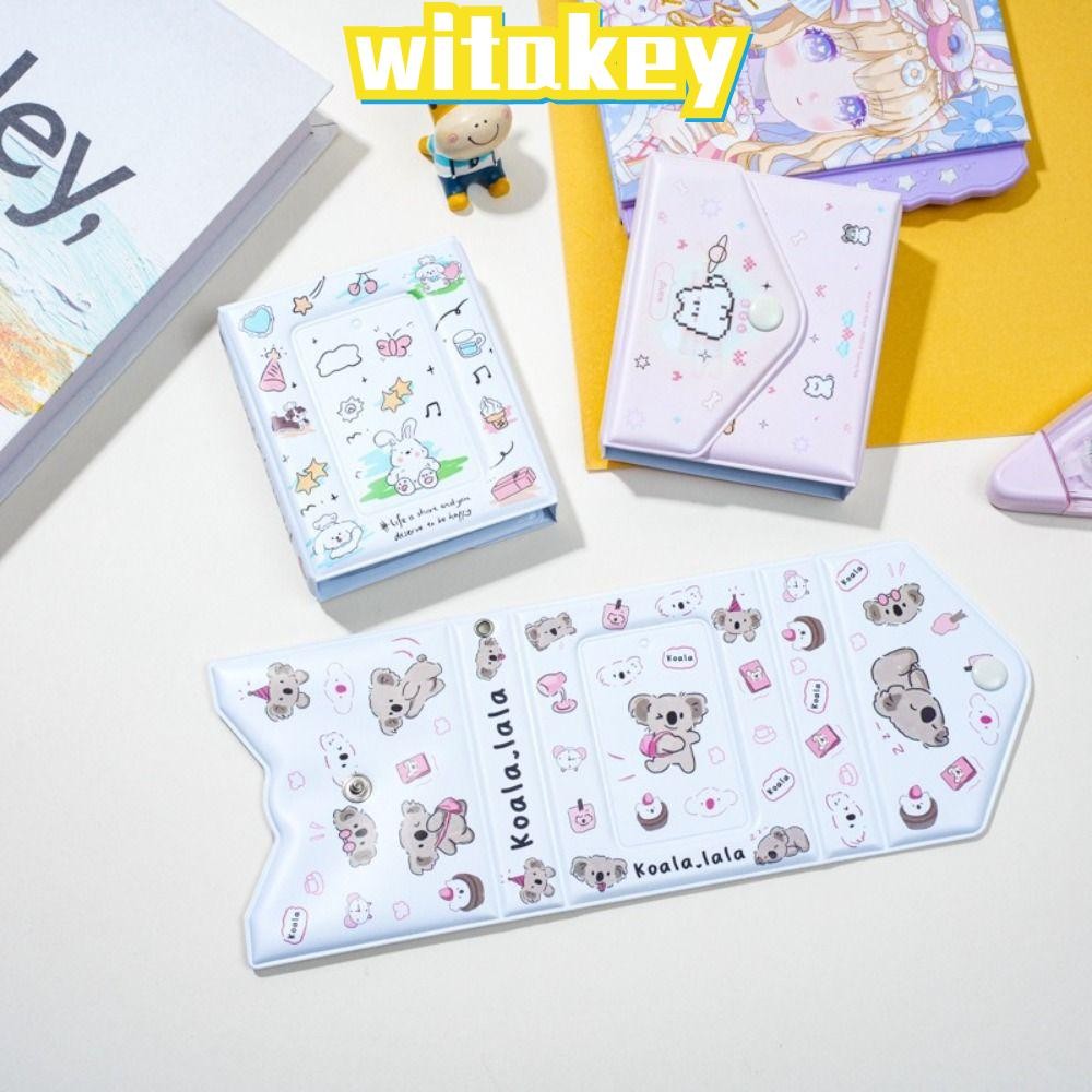 ที่ใส่การ์ดรูปถ่าย WITAKEY, อัลบั้มภาพขนาด 36 กระเป๋า 3 นิ้ว, ที่เก็บโฟโต้การ์ด PVC การ์ตูน ...