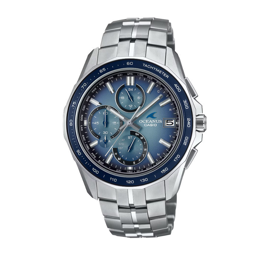นาฬิกา JDM JUNE★Casio Oceanus Eco-Drive Radio Wave นาฬิกาผู้ชาย OCW ...