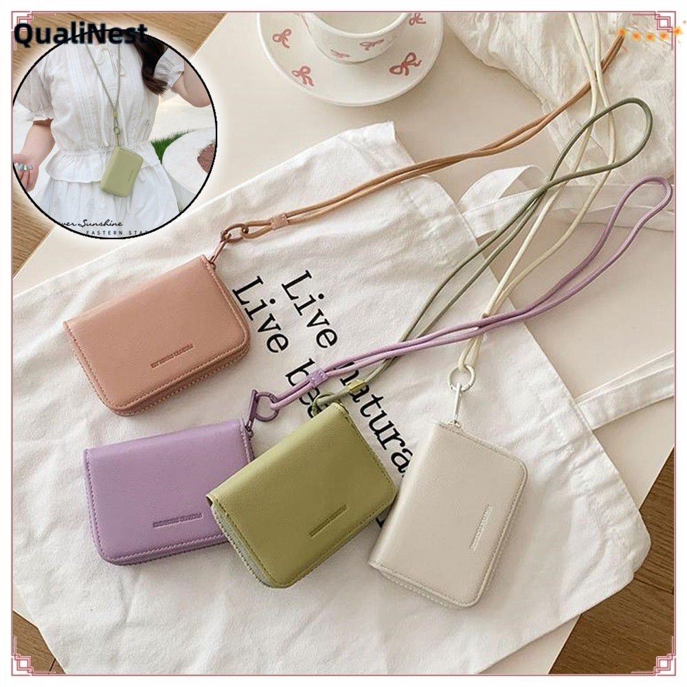 COD กระเป๋าสตางค์คล้องคอใบเล็กสำหรับผู้หญิง หนังปู่ ทนทานต่อการสึกหรอ ...