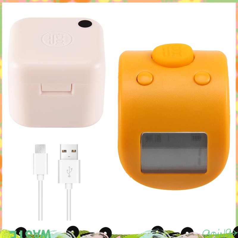Super Mini Digital LCD Electronic Finger Ring Hand Tally Counter 6 หลัก ...