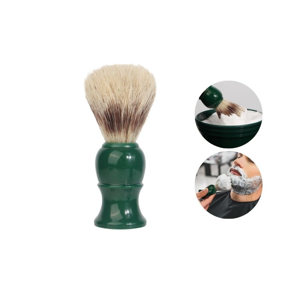 Professional Beard Lather Shaving Brush (EMERALD GREEN) (ST) | Shopee ...