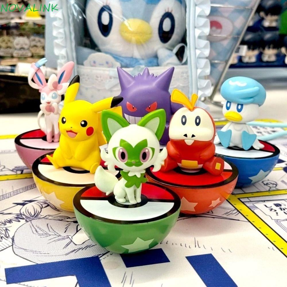 Novalink Pikachu Tumbler, Sylveon Quaxly Gengar Action Figurine ...