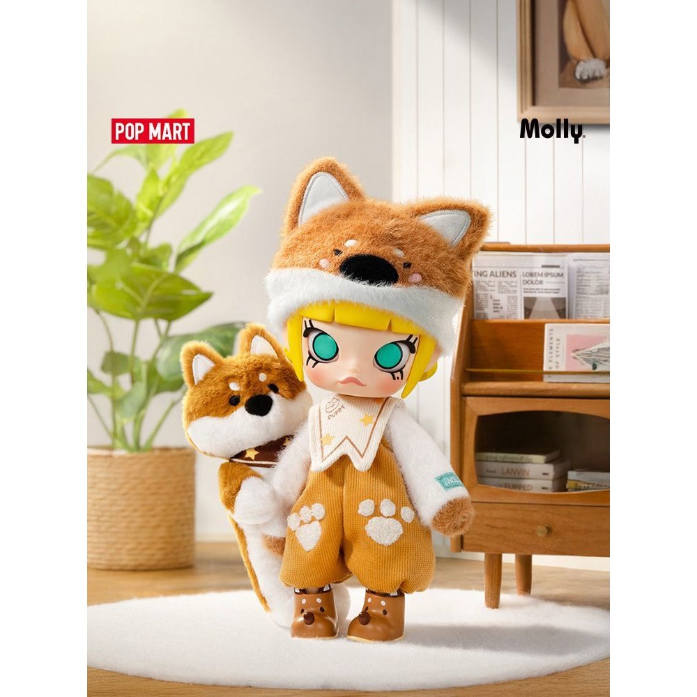 Popmart POPMART MOLLY Hug 1/8 Action Figure BJD อินเทรนด์แฟชั่นตุ๊กตาตก ...