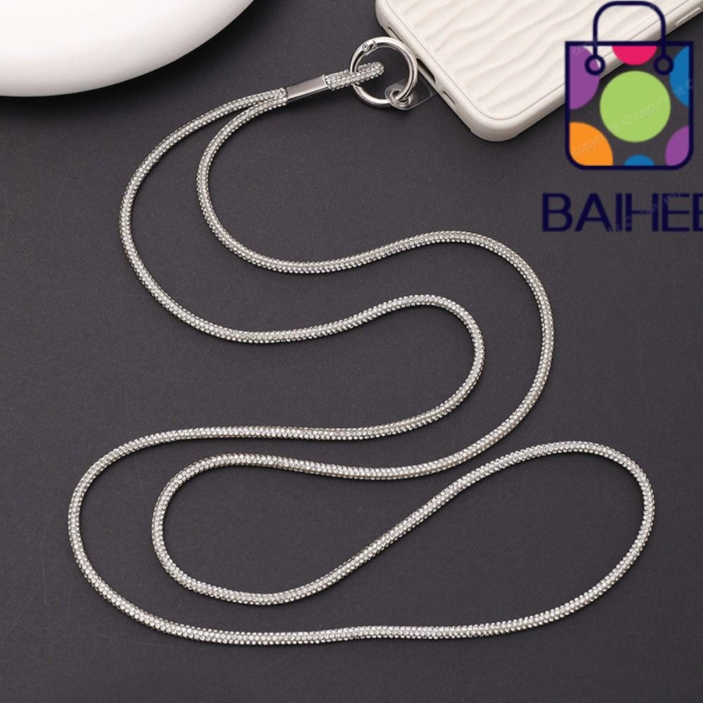 Baihee โทรศัพท์ Anti-lost เชือก, Bright Bling Bling Rhinestone โทรศัพท์ ...