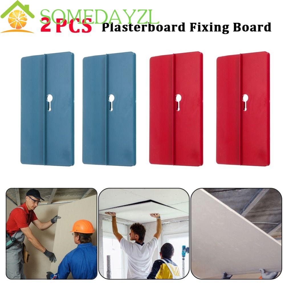 Somedayzl 2 ชิ้น Plasterboard Fixing Board, เพดานรองรับเพดานตําแหน่ง ...
