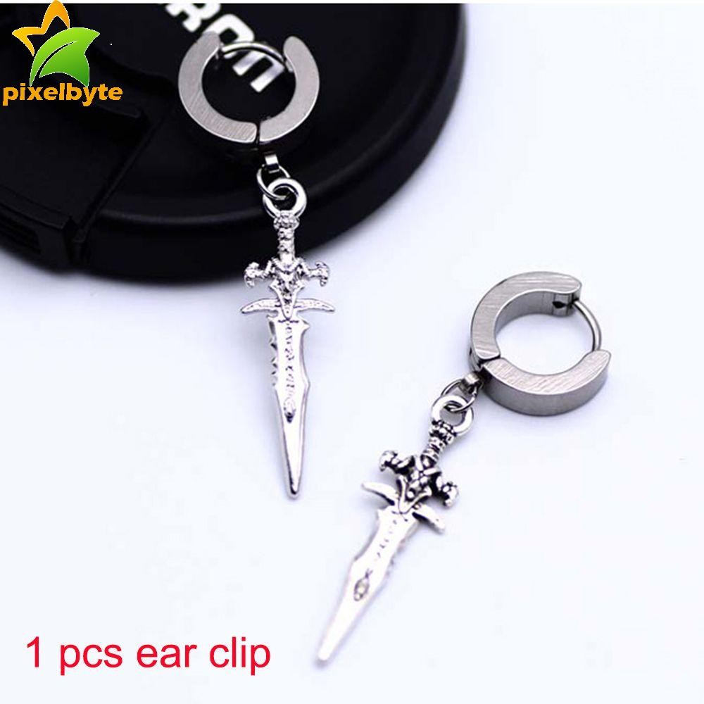 Pixelbyte ต่างหู Arrow Cool นักเรียนเดี่ยวโซ่ไทเทเนียมสแตนเลสยาวผู้ชาย | Shopee Thailand