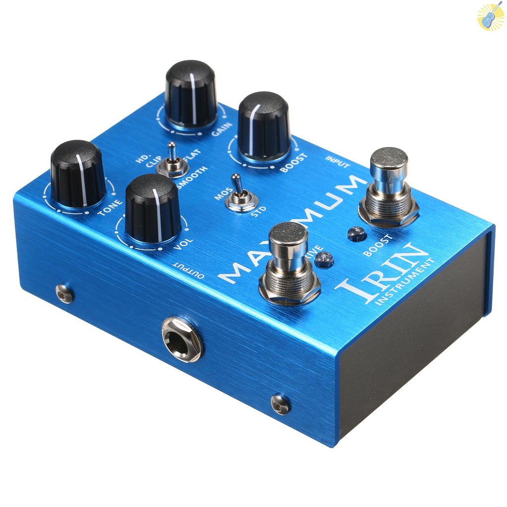 Irin Overdrive Guitar Effect Pedal 2 Toggle Mode Switch Tone/Gain ...