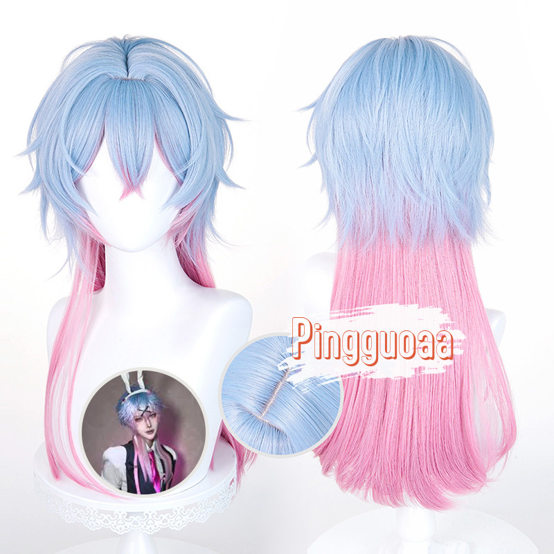 【Manmei】Vacaloid Hatsune Miku Male Rabbit Hole Cosplay Wig 65cm Long ...