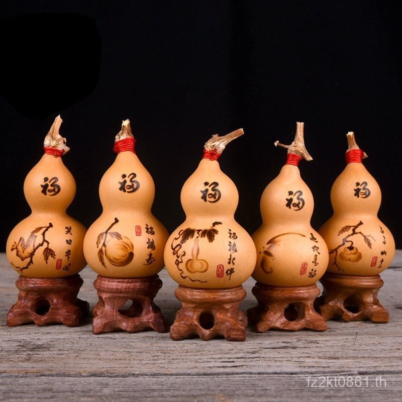 Pyrography Branding Non-Relic แกะสลัก Gourd Wenwan แผ่นเล่นจี้ ...