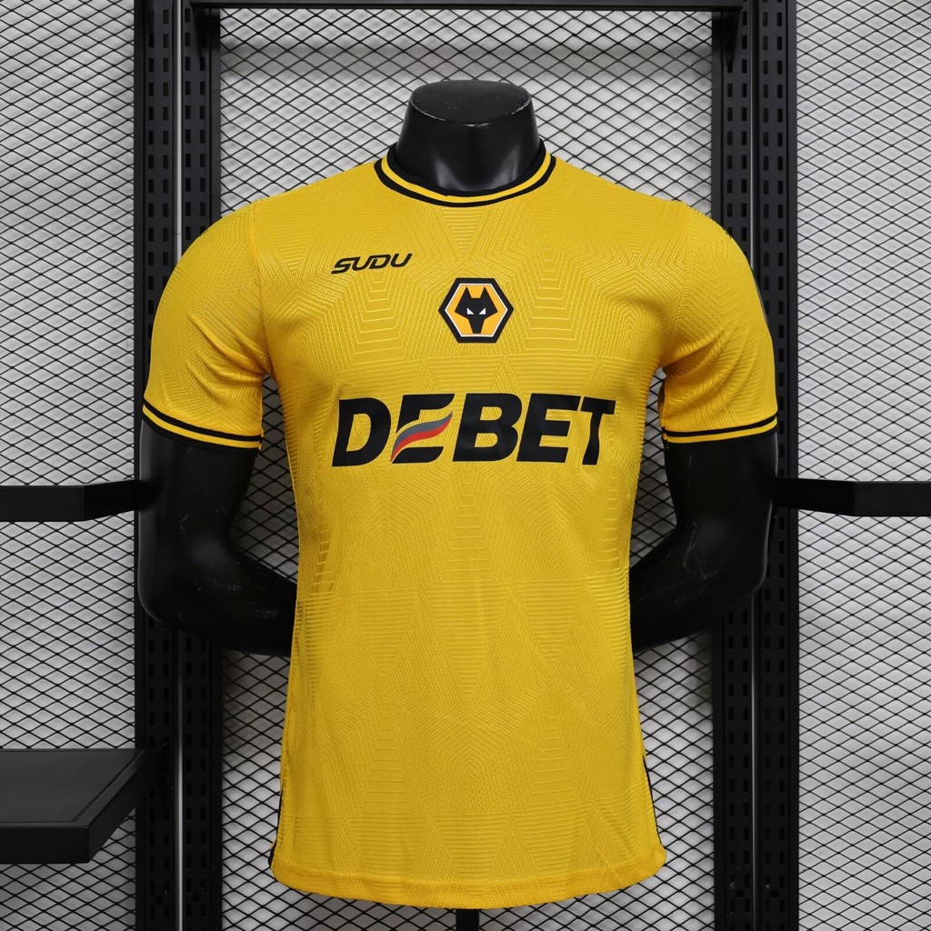 Player Edition 24-25 Wolves Home เสื้อฟุตบอลคุณภาพสูงเสื้อยืดแขนสั้น S ...