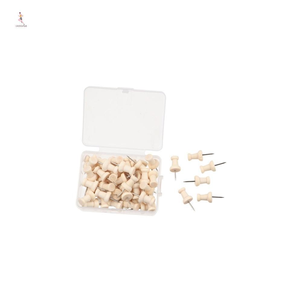 Cross 50PCS Pushpin Thumbtack,ผนังการ์ดรูปถ่ายพลาสติกTacks Push Pins ...