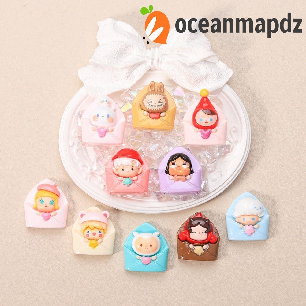 Oceanmapdz Luminous Pop Beans,เรซิ่นHandmade Pop Mart Love Letterลูกปัด,น่ารักDimoo Molly Sweet ...