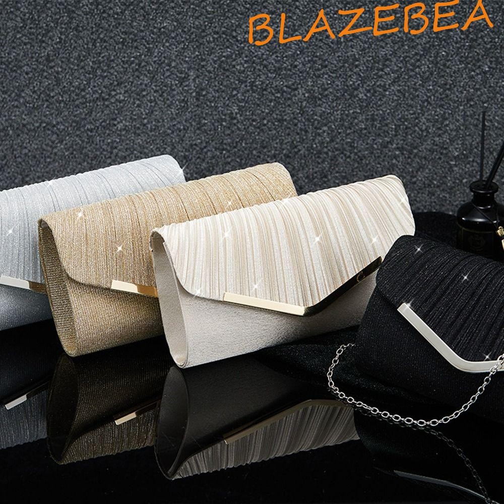 Blazebea กระเป๋าถือกล่อง,เลื่อมทองเย็นจัดเลี้ยงกระเป๋า,Retro Make Up Storage Silver Glitter ...