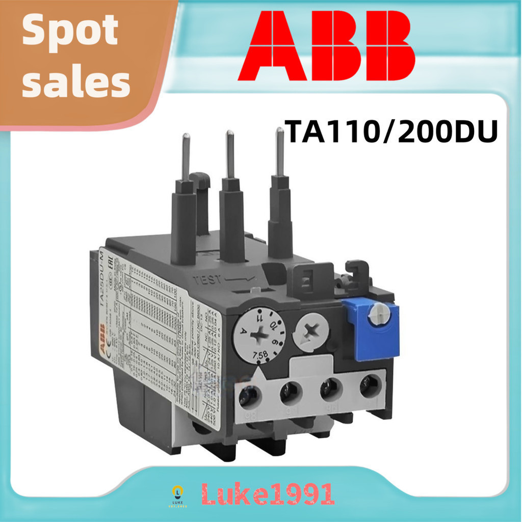 Abb รีเลย์ความร้อน TA110DU-M ป้องกันการโอเวอร์โหลด TA200DU-90/110/135/150/175/200M/A | Shopee ...