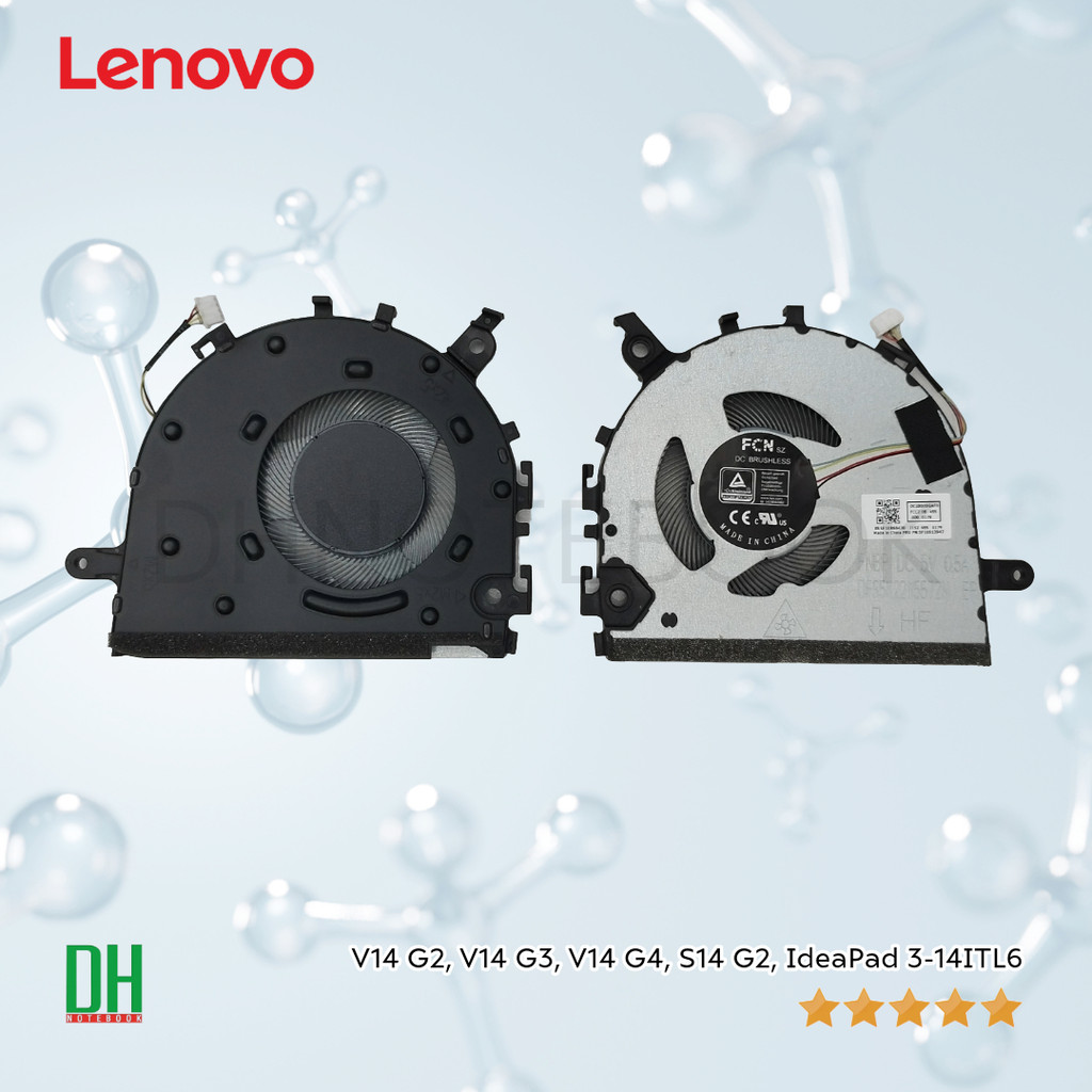 พัดลมระบายความร้อน CPU สำหรับ Lenovo V14 G2, V14 G3, V14 G4, S14 G2, IdeaPad 3-14ITL6 | Shopee ...