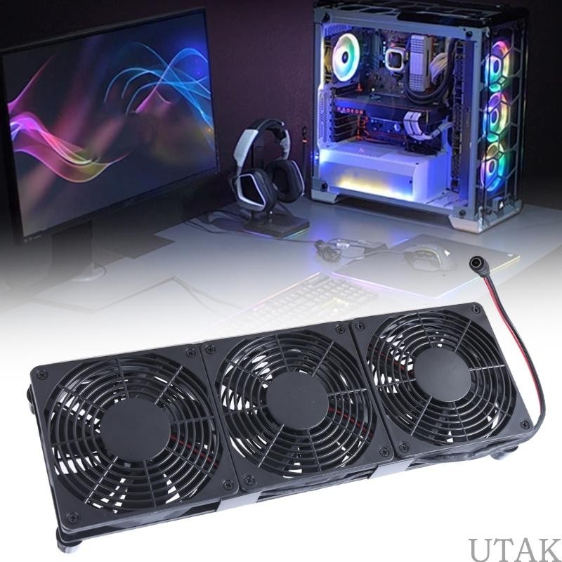 Tuake Robust 12CM ชุดพัดลมระบายความร้อนแบริ่งน้ํามันพร้อมอะแดปเตอร์ไฟ ...