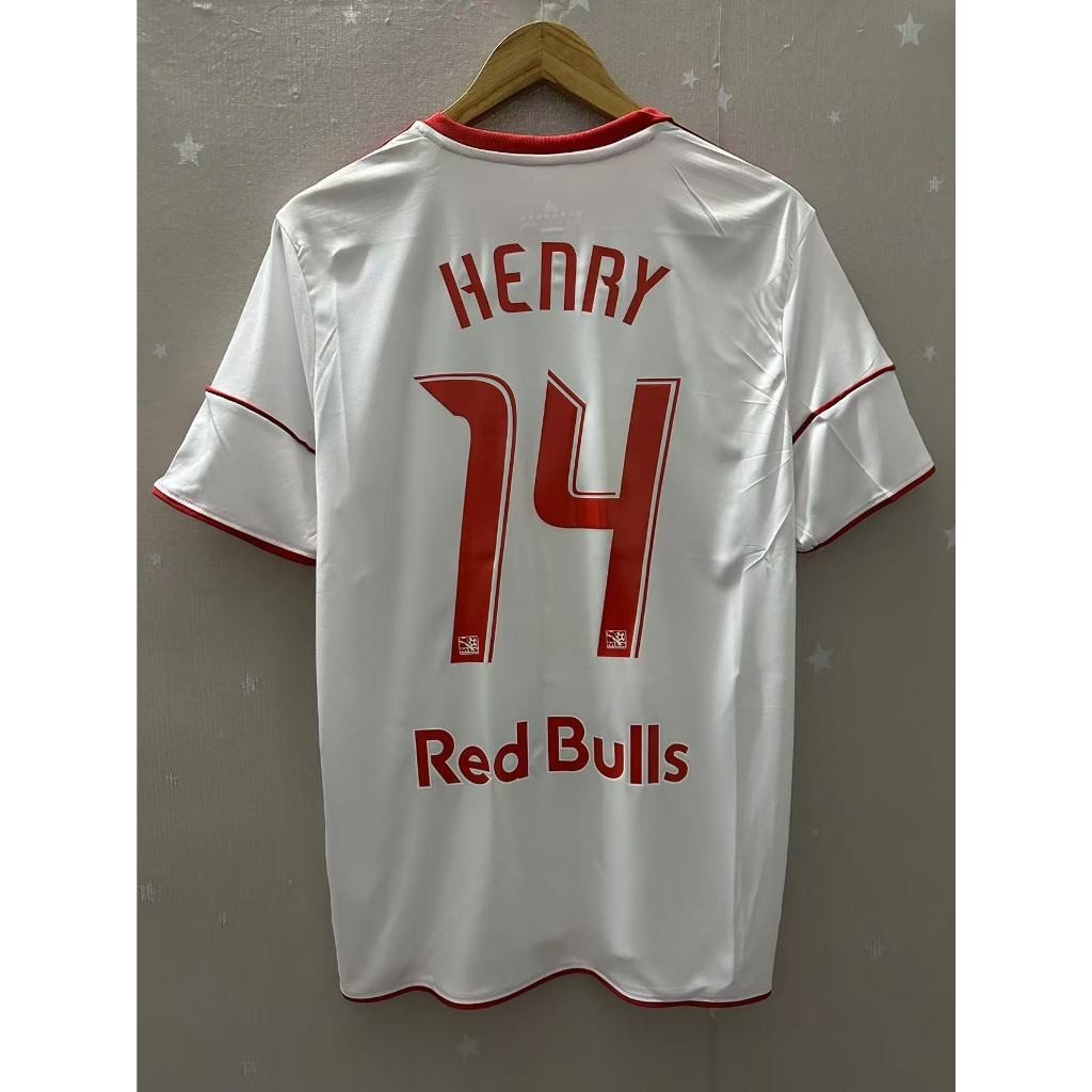รูปแบบใหม่2010 Red Bull Home HENRY เสื้อฟุตบอลย้อนยุคคุณภาพสูงเสื้อยืด ...
