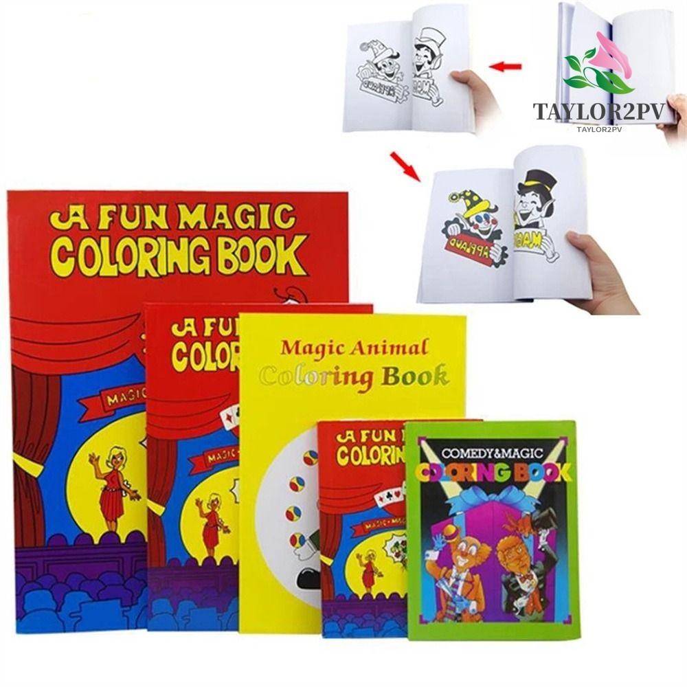 Taylor2pv Magic Trick Book, Magic Prop Mentalism Magic สมุดระบายสี ...