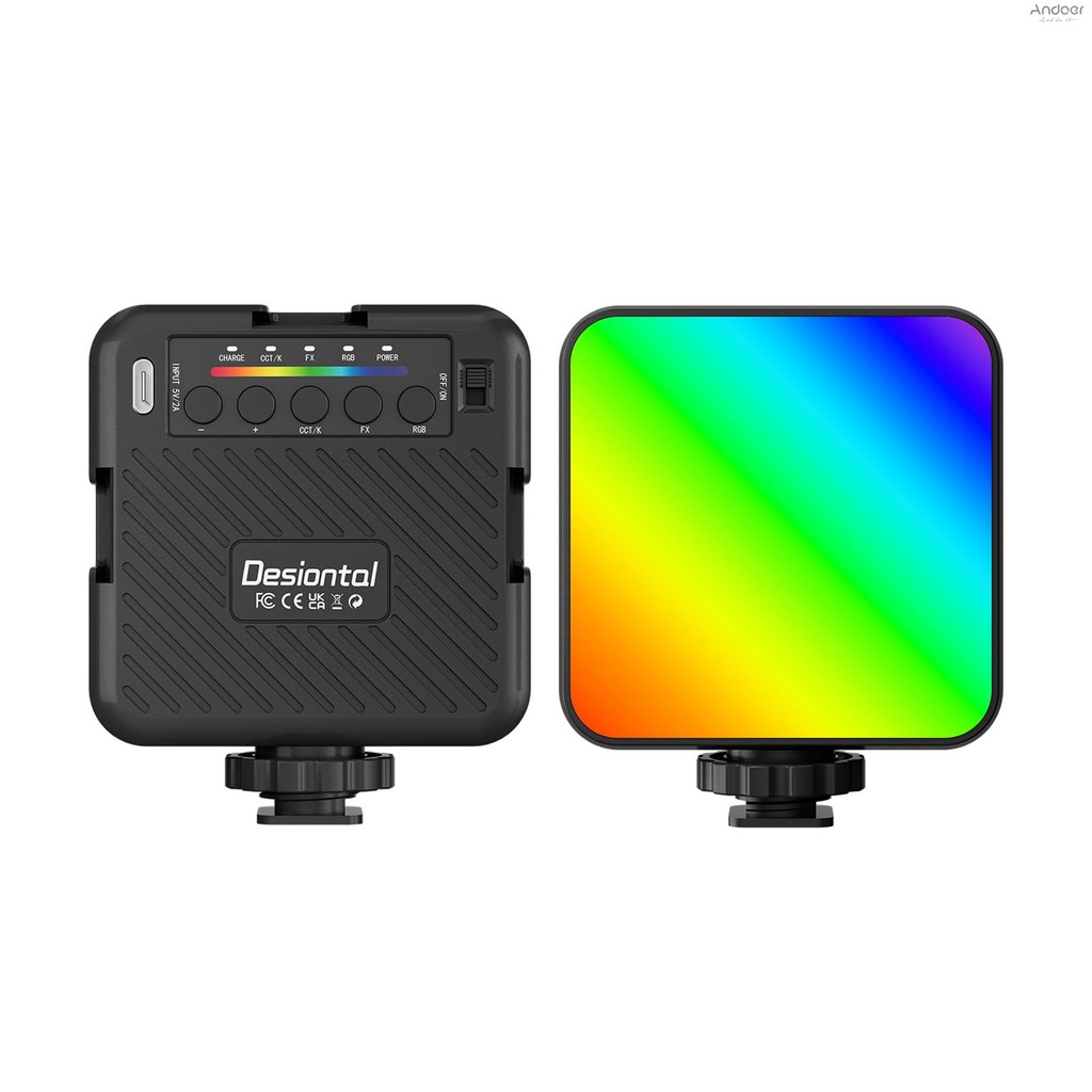 Desiontal iReal X1 Pocket RGB Video Light Video Conference Light LED ...