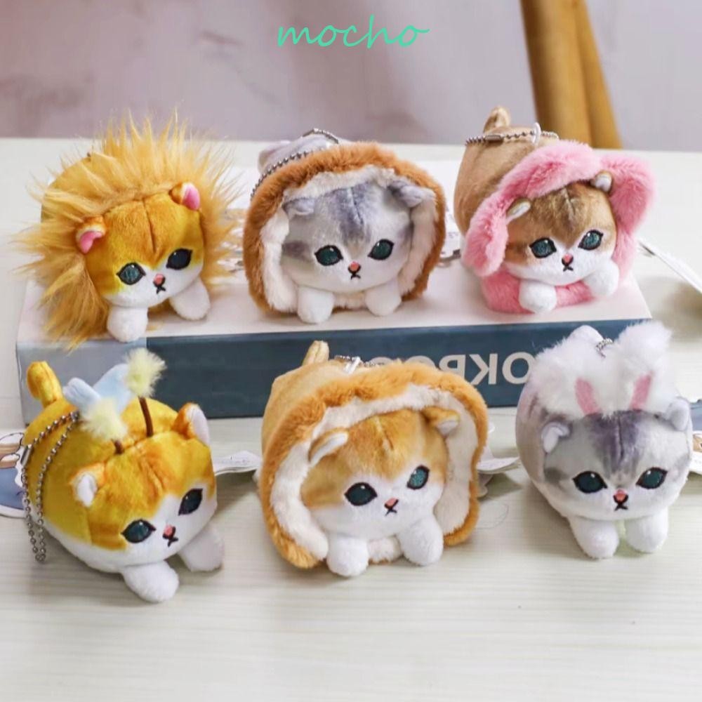 Mocho Mofusand พวงกุญแจตุ๊กตา, Cross-Dressing Lying Down Shark Cat จี้ ...