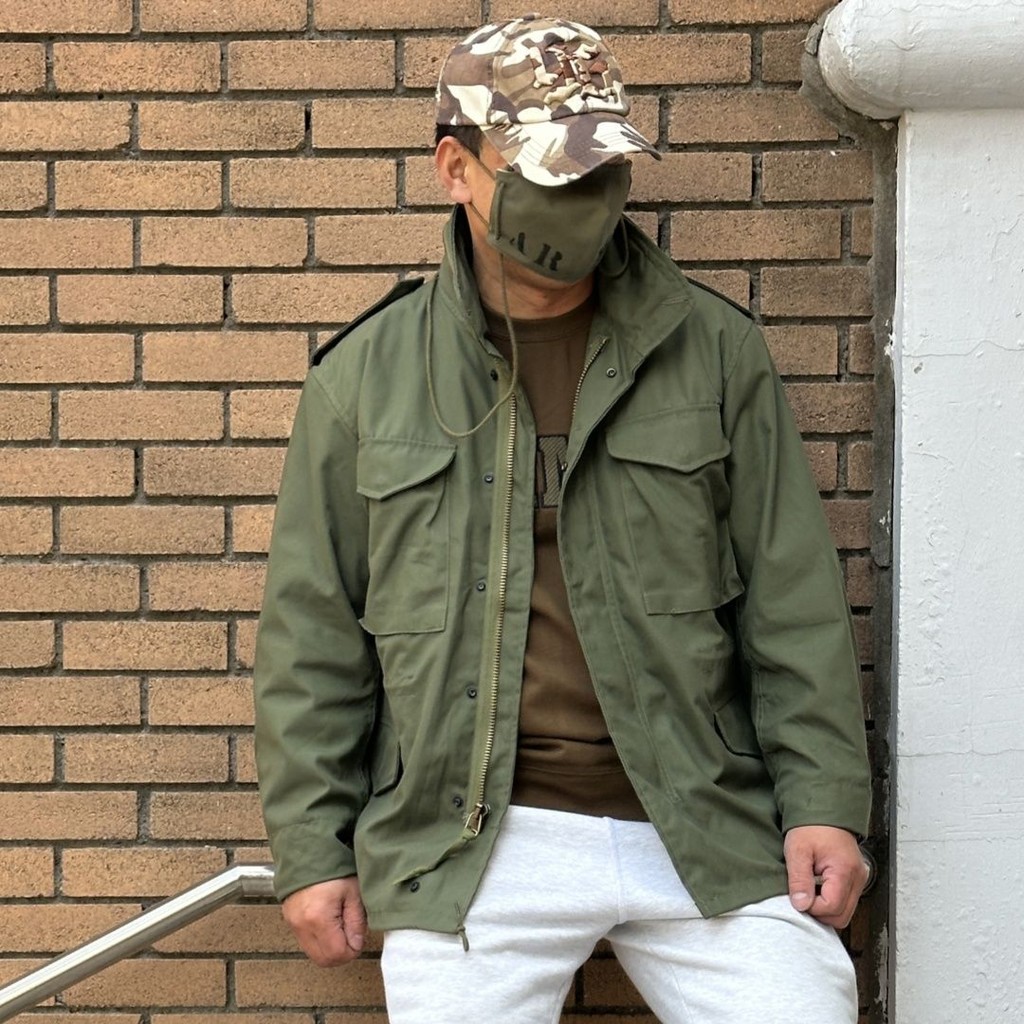 American World War II M65 เสื้อแจ็คเก็ตกันลมผู้ชายกีฬากลางแจ้ง Field ...