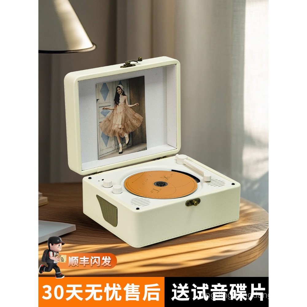 Middix เครื่อง CD ย้อนยุคลำโพงบลูทูธเครื่องเล่นเพลงอัลบั้มเครื่องเล่น ...