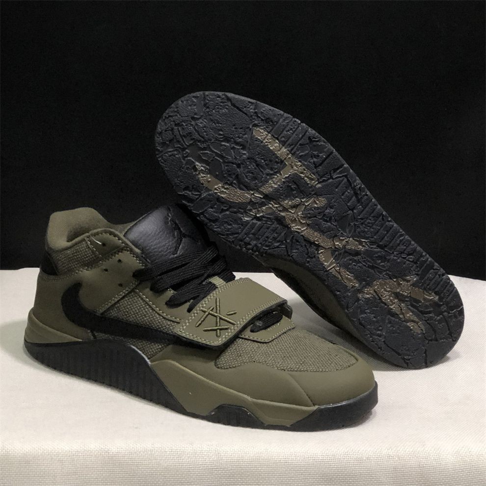 Aj Joint Travis Scott รองเท้าผ้าใบลําลองดูดซับแรงกระแทกที่ทนต่อการสึก ...