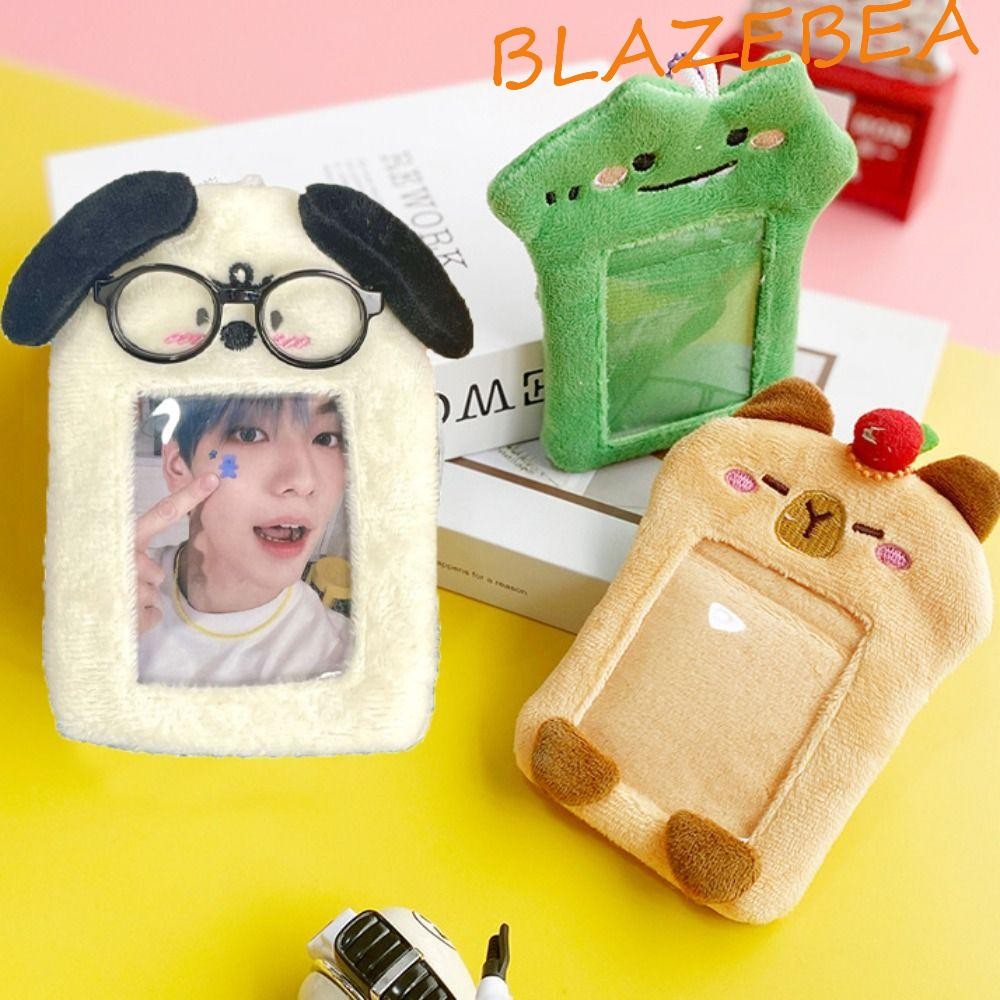 Blazebea ที่วางโฟโต้การ์ดตุ๊กตา, Capybara Star Bus Card Holder, Soft Pochacoo Idol Card Sleeve ...