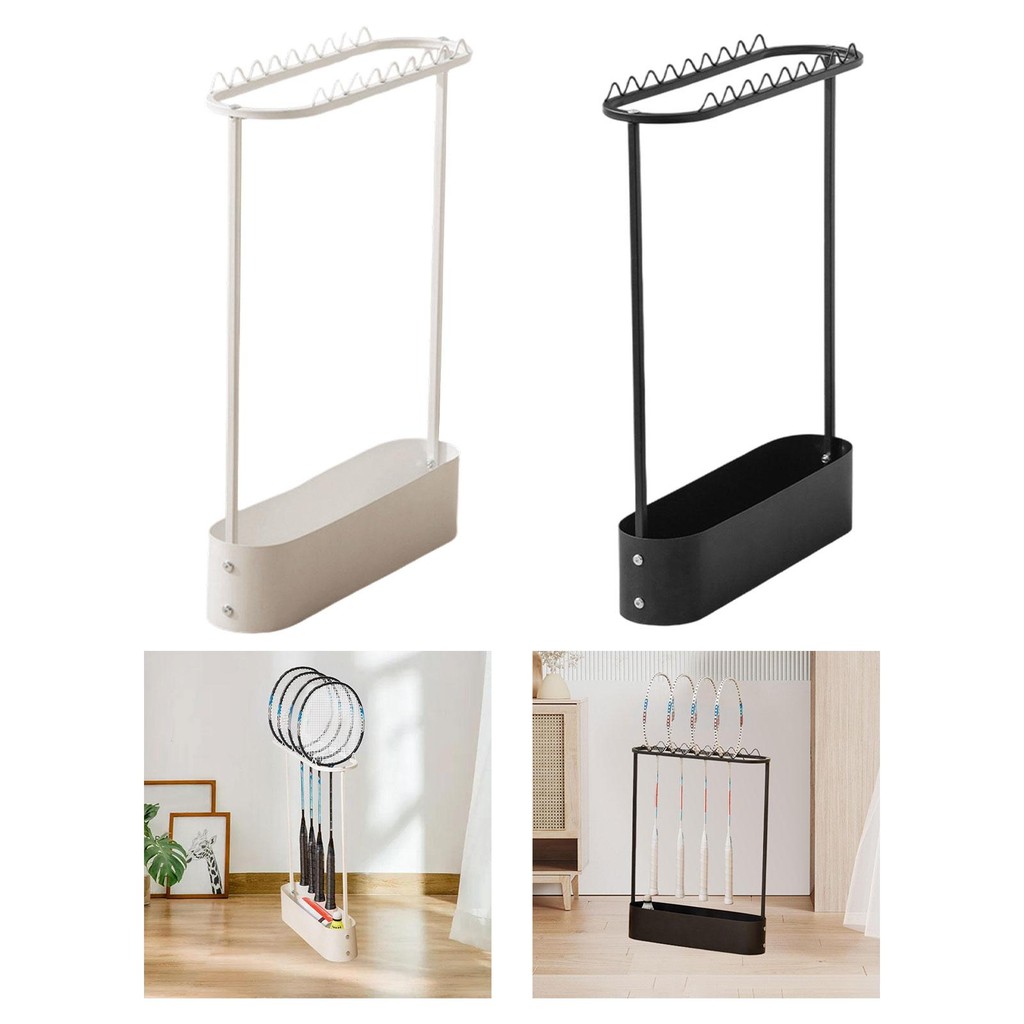 แบดมินตัน Racquet Storage Rack ขนาดใหญ่ ความจุHeavy Duty สำหรับโรงเรียน ...