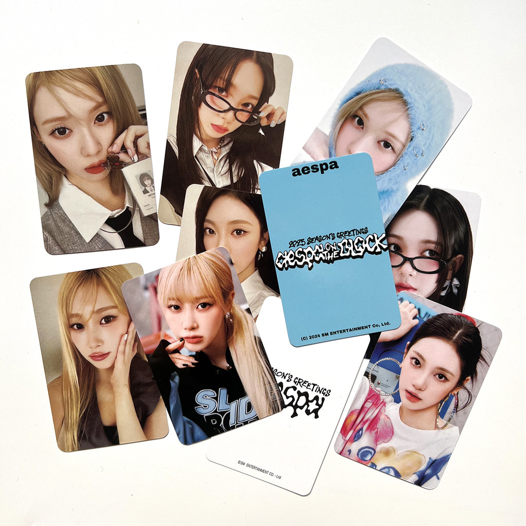 Kpop Idol æespa 2025 การ์ดอวยพรฤดูกาล | Shopee Thailand