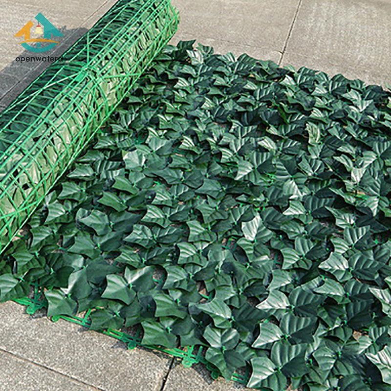 Marr ประดิษฐ์ Ivy Hedge สีเขียว Leaf รั้วแผง Faux รั้วความเป็นส่วนตัว ...