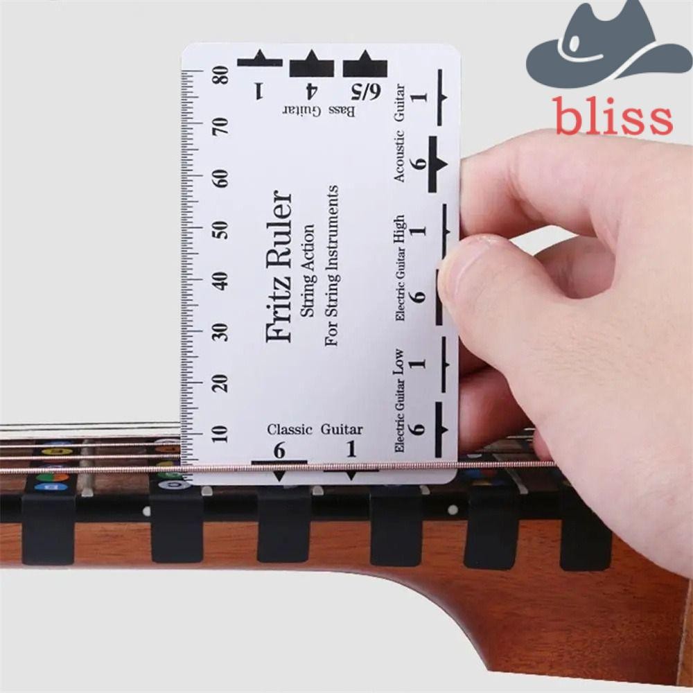 Bliss String Pitch Ruler, สายกีตาร์ Luthier เครื่องมือไม้บรรทัดกีตาร์ ...