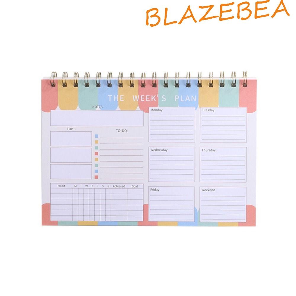 Blazebea A5 Planner Notepad, Schedule Journal Plan 2025 สมุดบันทึก Planner, A5 2025 Notebook PU ...