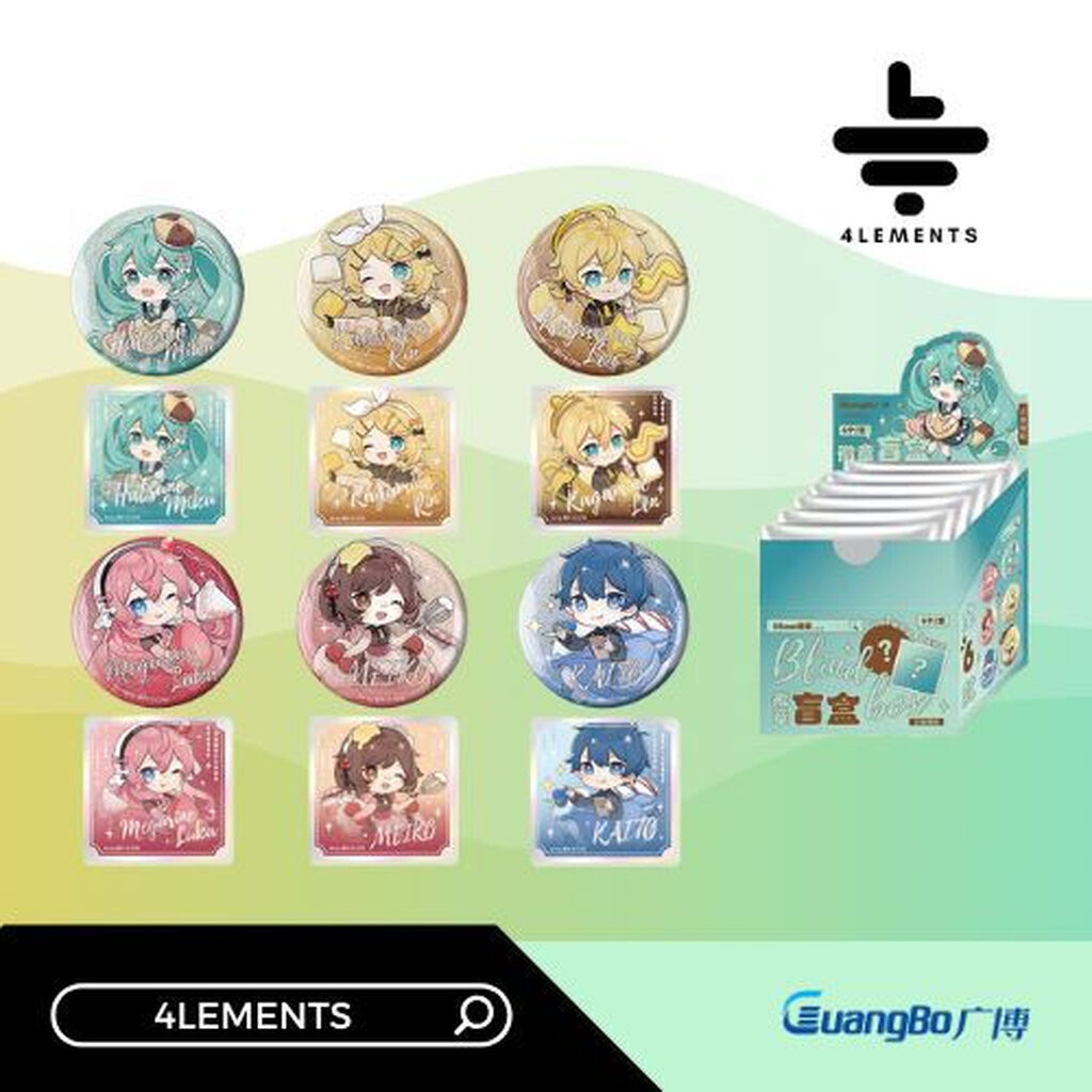 (พร้อมส่ง) COLLECTIBLE-BLIND BOX HATSUNE MIKU PIN BADGE 58mm (ลิขสิทธิ ...
