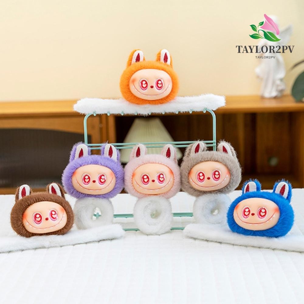Taylor2pv Labubu Slap Snap ตุ๊กตาของเล่น,สายรัดข้อมือ Fluffy Labubu ...